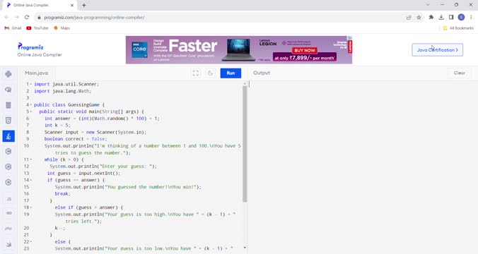 SAHITHI RAGHUPATRUNI on LinkedIn: #internpe #javaprogramming SAHITHI RAGHUPATRUNI on LinkedIn: #internpe #javaprogramming