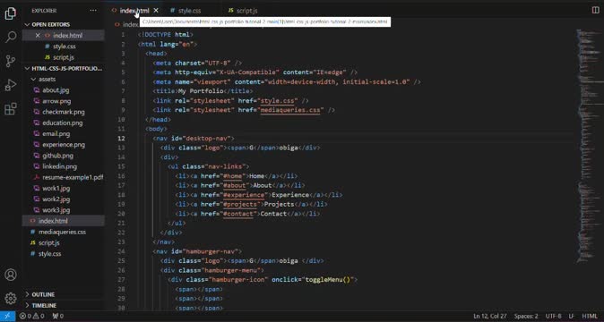 GOBIGA S on LinkedIn: #task4 #portfolio #html #css #javascript # ... GOBIGA S on LinkedIn: #task4 #portfolio #html #css #javascript # ...