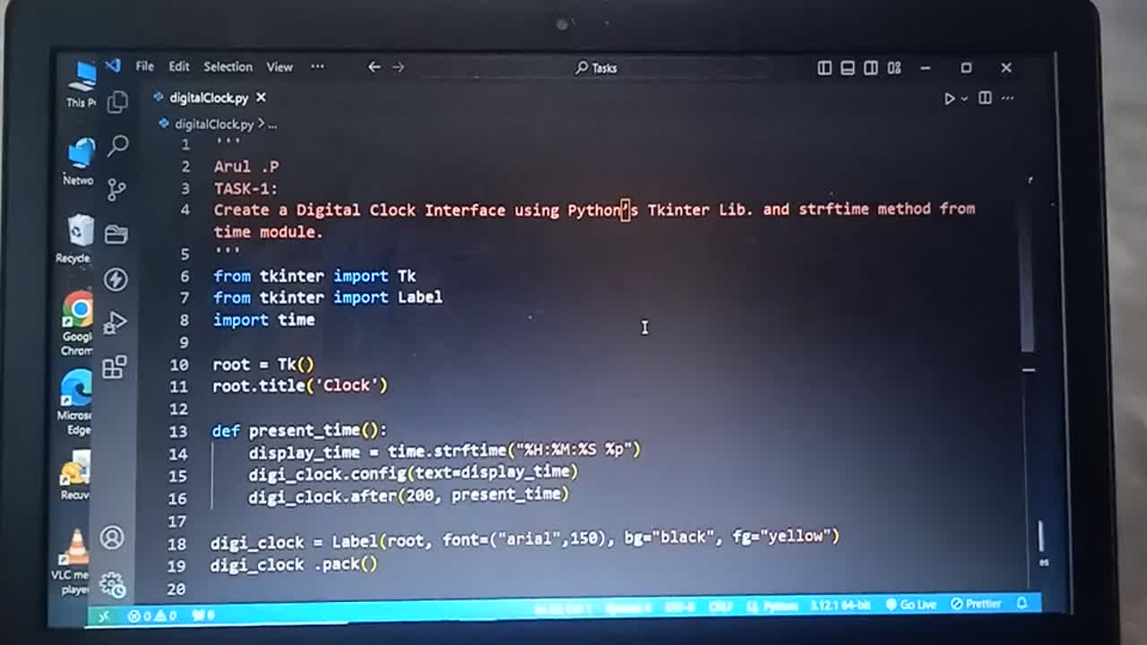Arul p on LinkedIn: #interny #internship #python #tkinter #programming ... Arul p on LinkedIn: #interny #internship #python #tkinter #programming ...
