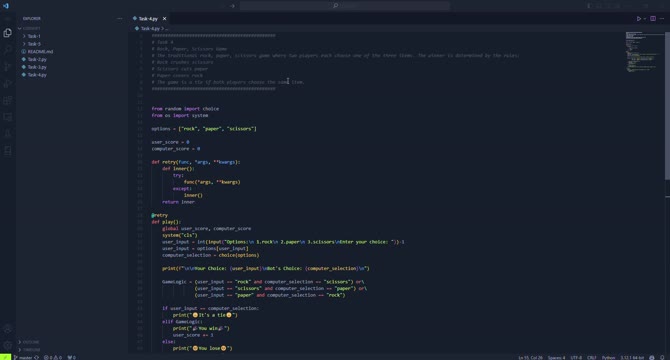 #codsoft #python #internship #programming | Lakshmikanth Kasapuram #codsoft #python #internship #programming | Lakshmikanth Kasapuram
