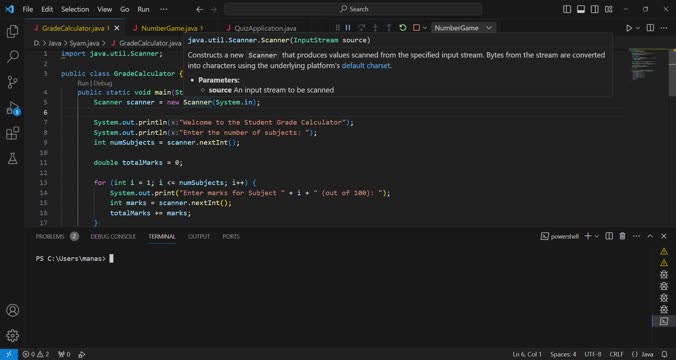 Manasa B on LinkedIn: #codsoft #intership #java Manasa B on LinkedIn: #codsoft #intership #java