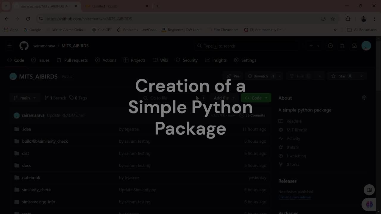 A. Sai Ram Reddy on LinkedIn: #project #github #python #package #simscore A. Sai Ram Reddy on LinkedIn: #project #github #python #package #simscore