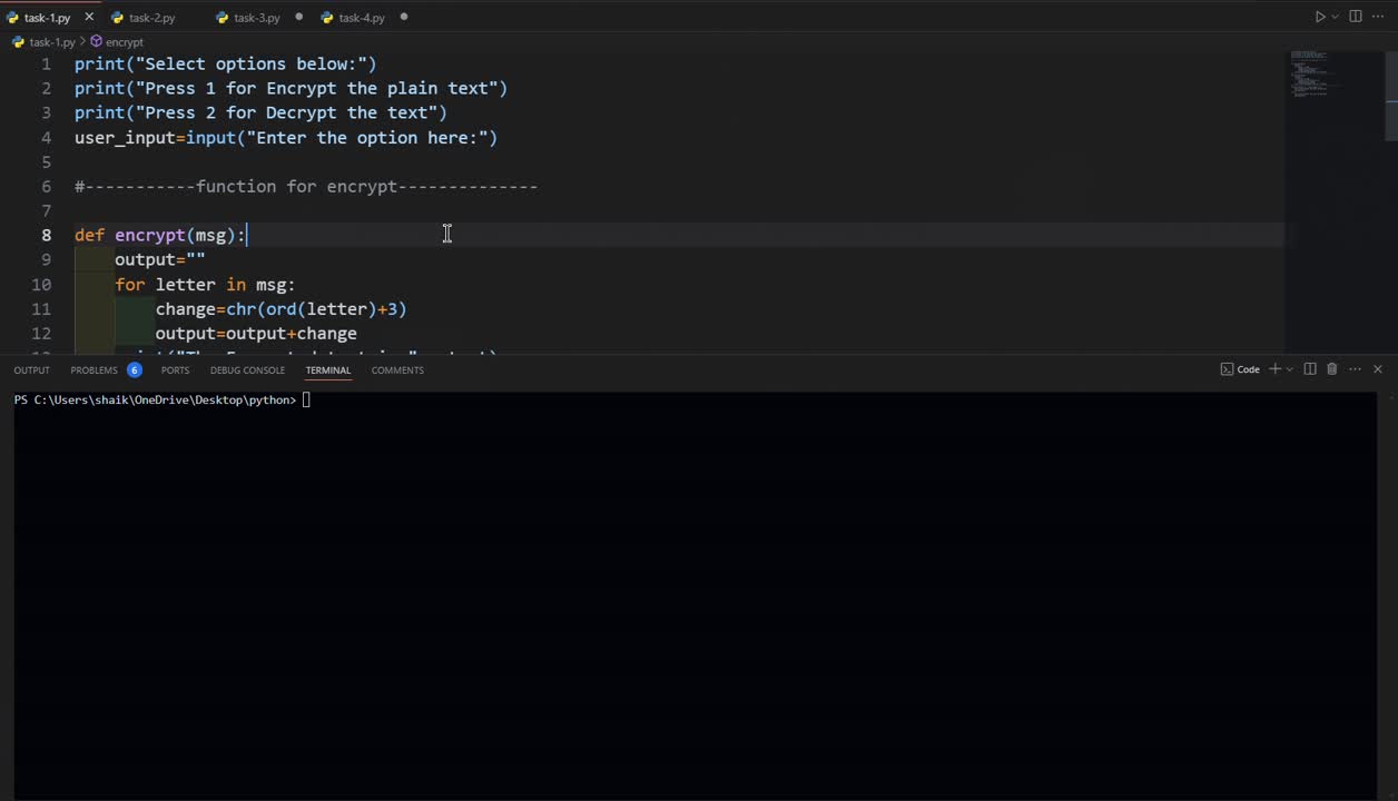 How to encrypt and decrypt text with Python | Fazal shaik posted on the ... How to encrypt and decrypt text with Python | Fazal shaik posted on the ...