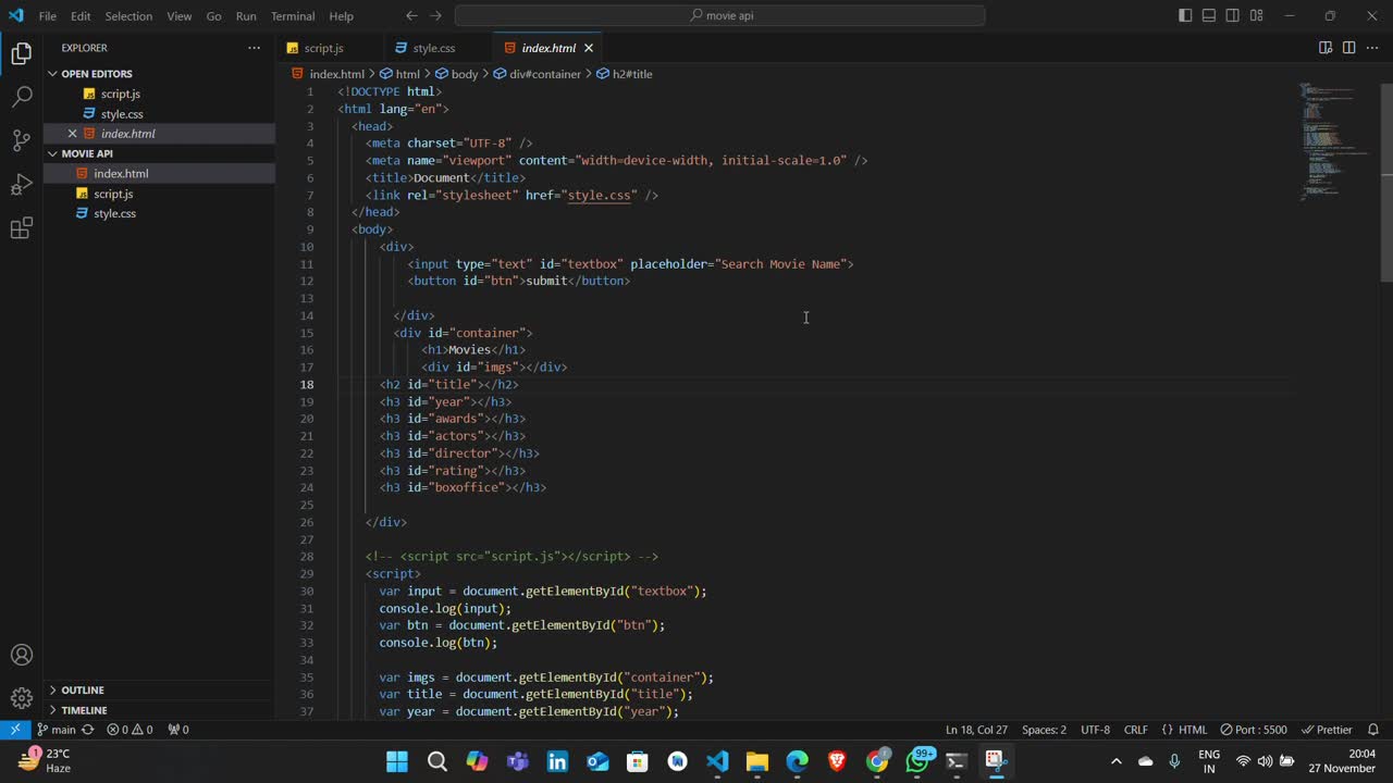 Bharat Venkata Raviteja Pagadala on LinkedIn: #webdevelopment # ... Bharat Venkata Raviteja Pagadala on LinkedIn: #webdevelopment # ...