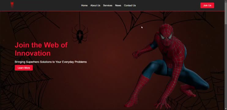 How I built a responsive landing page for Spider-Man | Fasil M posted ... How I built a responsive landing page for Spider-Man | Fasil M posted ...