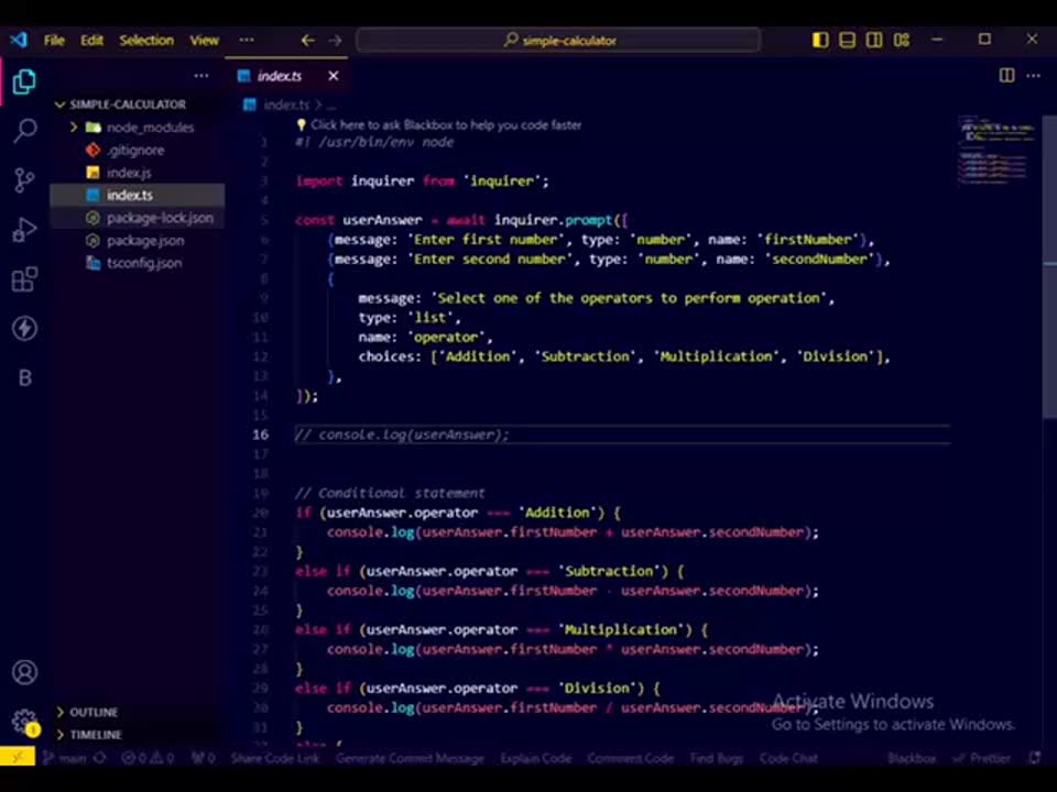 Usama Israr Khan on LinkedIn: #simplecalculator #typescript #nodejs # ... Usama Israr Khan on LinkedIn: #simplecalculator #typescript #nodejs # ...