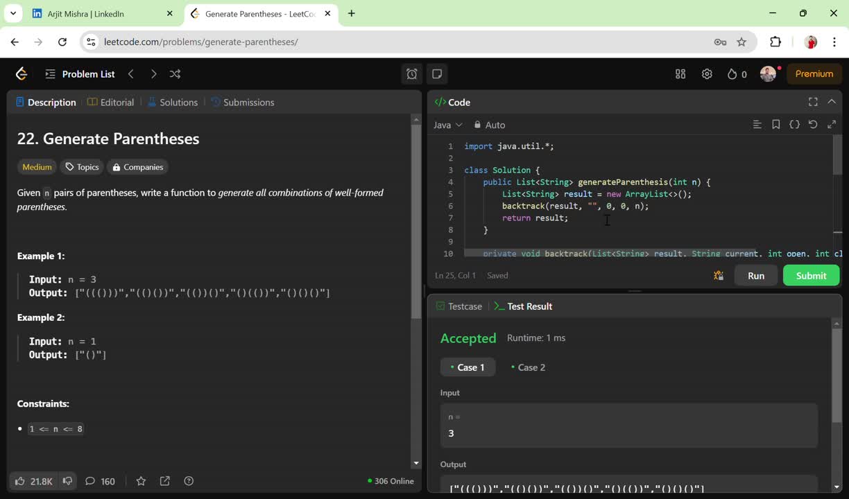 #leetcode #100daysofcode #java #problemsolving #codingjourney… | Arjit ... #leetcode #100daysofcode #java #problemsolving #codingjourney… | Arjit ...
