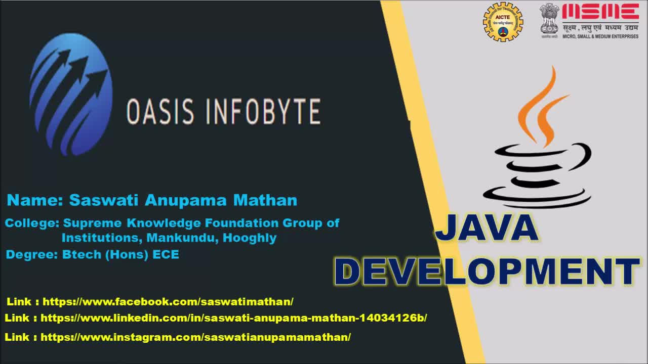 #oasisinfobyte #internship #intern2024 #opportunity #letsconnect #ece ... #oasisinfobyte #internship #intern2024 #opportunity #letsconnect #ece ...