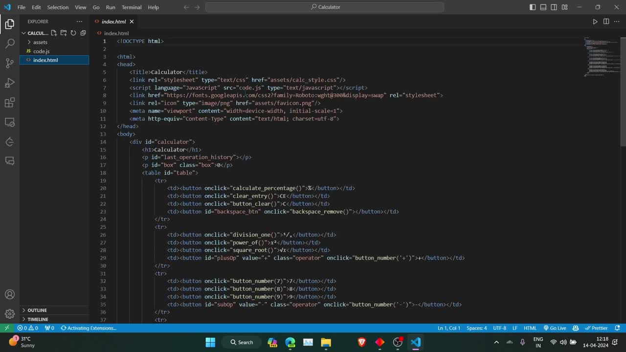 How I created a calculator for CodSoft | Aman kumar posted on the topic ... How I created a calculator for CodSoft | Aman kumar posted on the topic ...