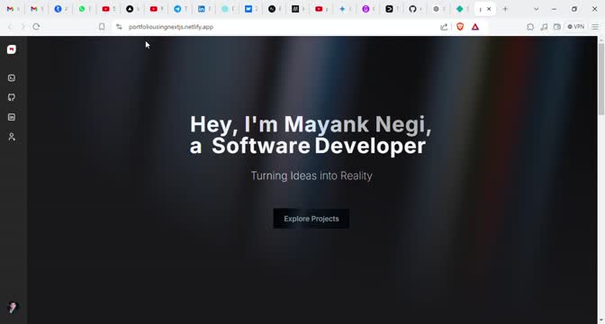 Mayank Negi on LinkedIn: #nextjs #react #portfolio #webdevelopment # ... Mayank Negi on LinkedIn: #nextjs #react #portfolio #webdevelopment # ...