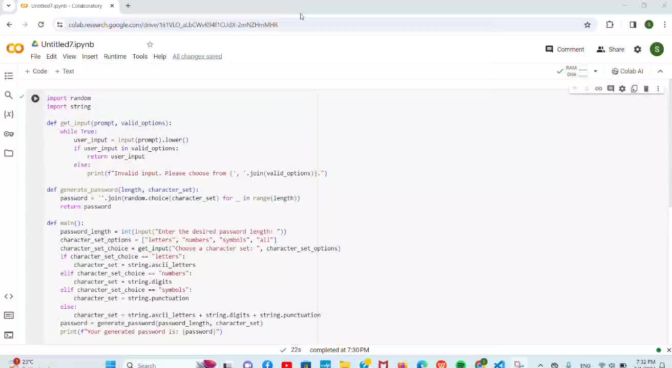 Create a command-line password generator in Python | Sadhvi Gautam ... Create a command-line password generator in Python | Sadhvi Gautam ...