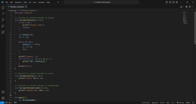 Vishal Khomne on LinkedIn: #programming #cprogramming #numberconverter ... Vishal Khomne on LinkedIn: #programming #cprogramming #numberconverter ...