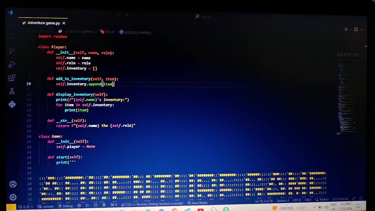 Ridhima Goel on LinkedIn: #python #gamedevelopement #100dayspython #pythone Ridhima Goel on LinkedIn: #python #gamedevelopement #100dayspython #pythone
