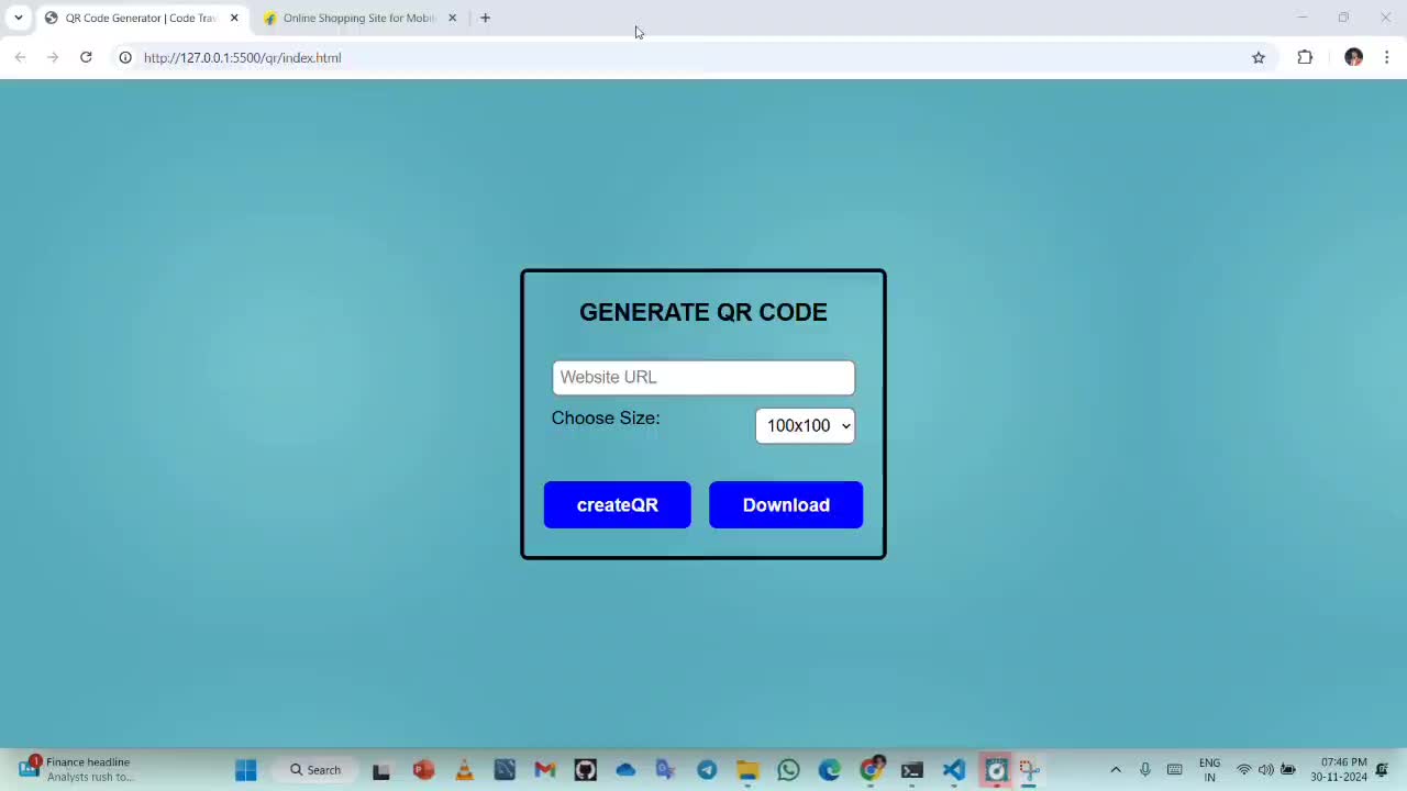 Prashant Sharma on LinkedIn: 📌I built a QR Code Generator Web App using ... Prashant Sharma on LinkedIn: 📌I built a QR Code Generator Web App using ...