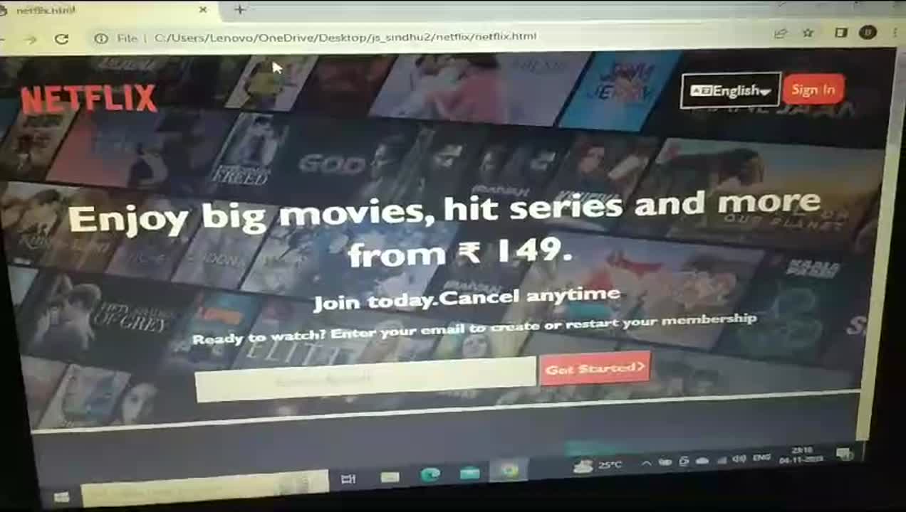 Netflix app. HTML, CSS, javascript and bootstrapping languages are used ... Netflix app. HTML, CSS, javascript and bootstrapping languages are used ...