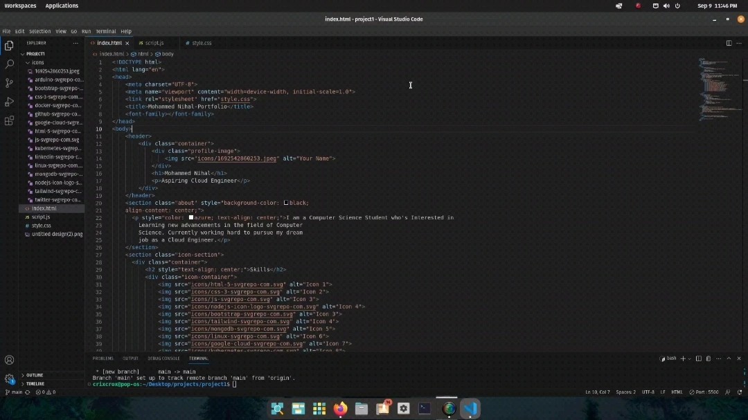 Mohammed Nihal on LinkedIn: #webdev #internship #codsoft Mohammed Nihal on LinkedIn: #webdev #internship #codsoft