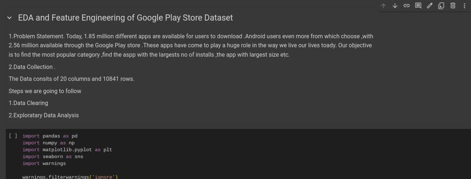 PRANAY KRISHNA on LinkedIn: #dataanalysis #eda #googleplay #datascience ... PRANAY KRISHNA on LinkedIn: #dataanalysis #eda #googleplay #datascience ...