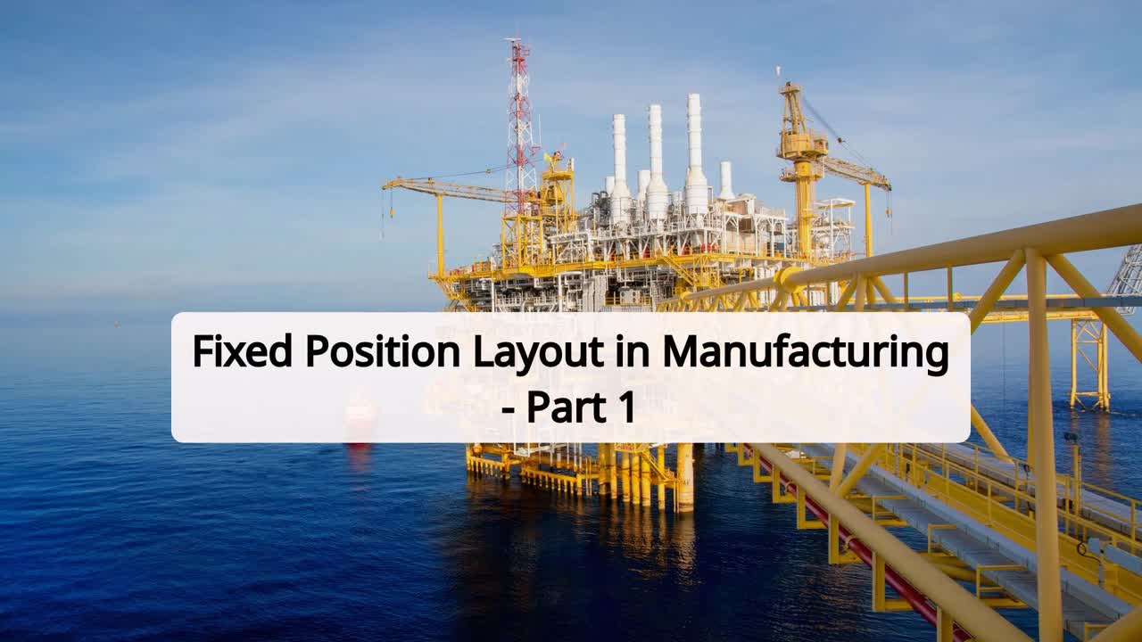 Great overview of Fixed Position Layouts in Manufacturing. | Gary Smith ... Great overview of Fixed Position Layouts in Manufacturing. | Gary Smith ...