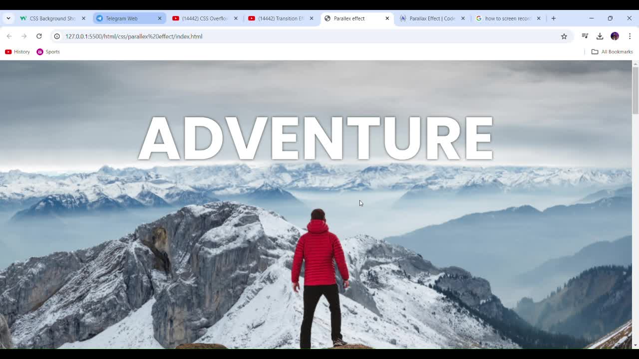 Anmol Pandey on LinkedIn: #webdevelopment #css #html #parallax # ... Anmol Pandey on LinkedIn: #webdevelopment #css #html #parallax # ...