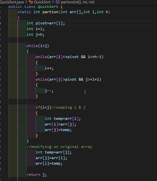 Sathish Mogulagani on LinkedIn: #algorithms #quicksort #sorting # ... Sathish Mogulagani on LinkedIn: #algorithms #quicksort #sorting # ...
