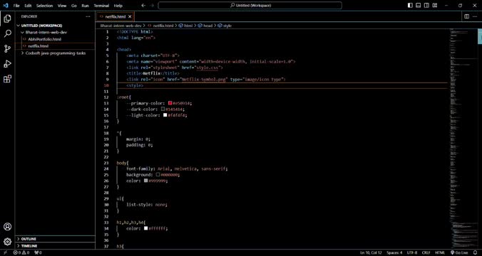 Abhishek Anand on LinkedIn: #bharatintern #webdevelopment #internship Abhishek Anand on LinkedIn: #bharatintern #webdevelopment #internship