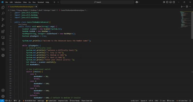M.Varshitha Reddy on LinkedIn: #java #coding #learning #internpe # ... M.Varshitha Reddy on LinkedIn: #java #coding #learning #internpe # ...