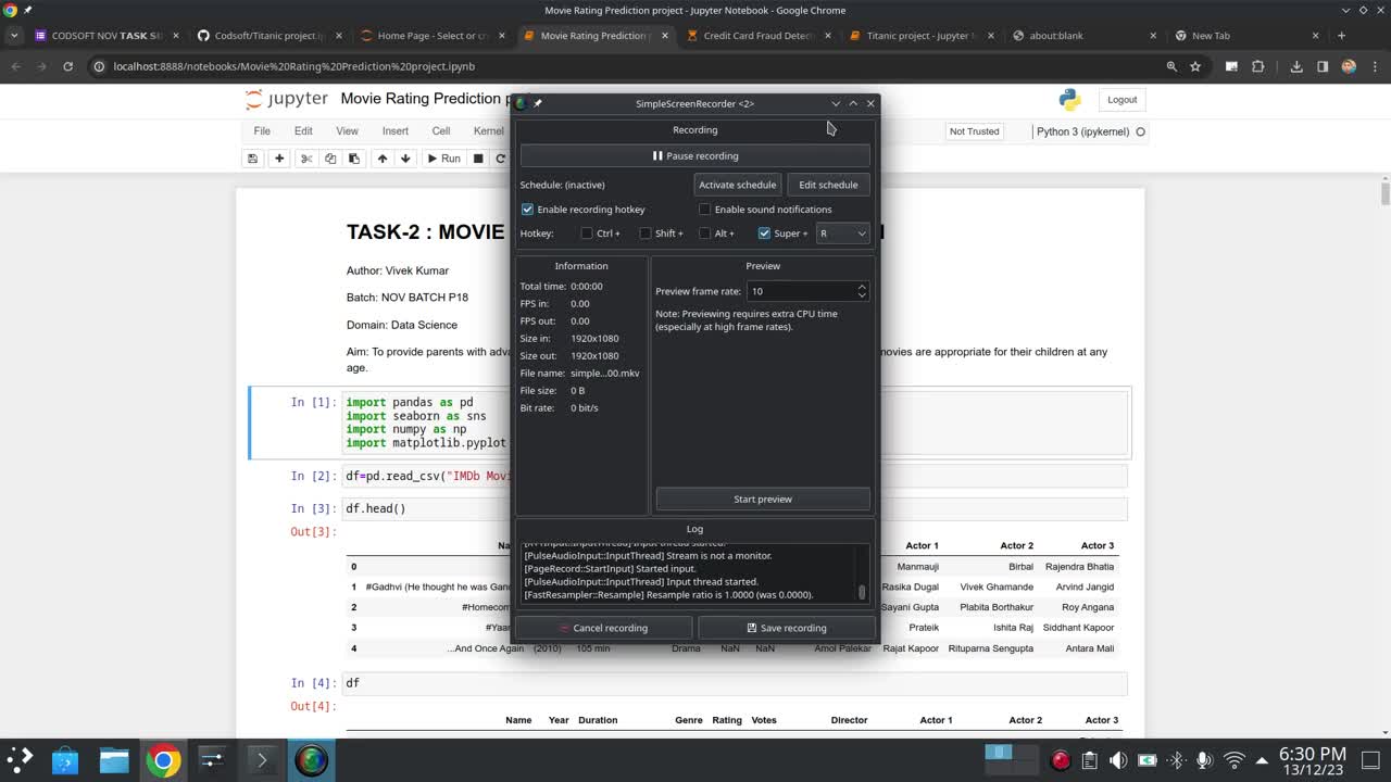 Vivek Kumar on LinkedIn: #project #codsoft #codsoftinternship #datascience Vivek Kumar on LinkedIn: #project #codsoft #codsoftinternship #datascience
