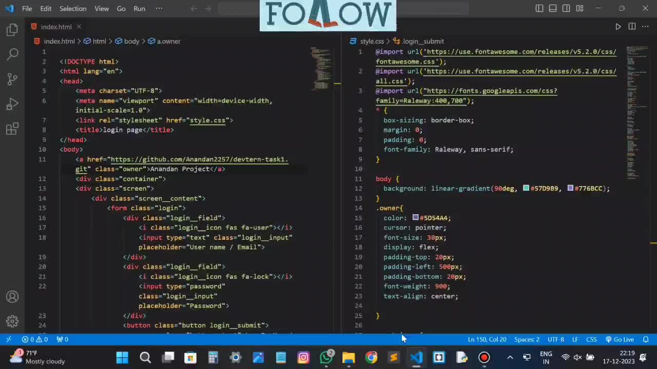 Completed web development task1 with Devtern | Anandan P posted on the ... Completed web development task1 with Devtern | Anandan P posted on the ...