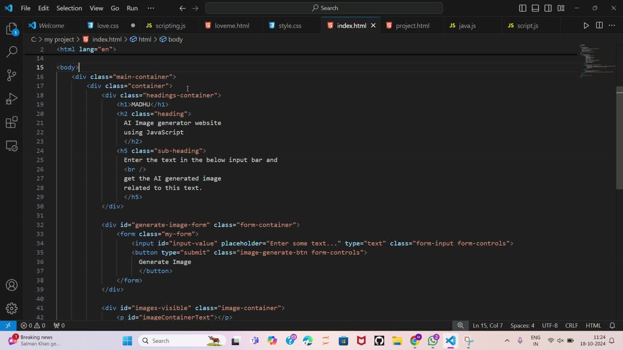 MYLAPALLI Madhu on LinkedIn: #html #css #javascript #imagegeneration # ... MYLAPALLI Madhu on LinkedIn: #html #css #javascript #imagegeneration # ...