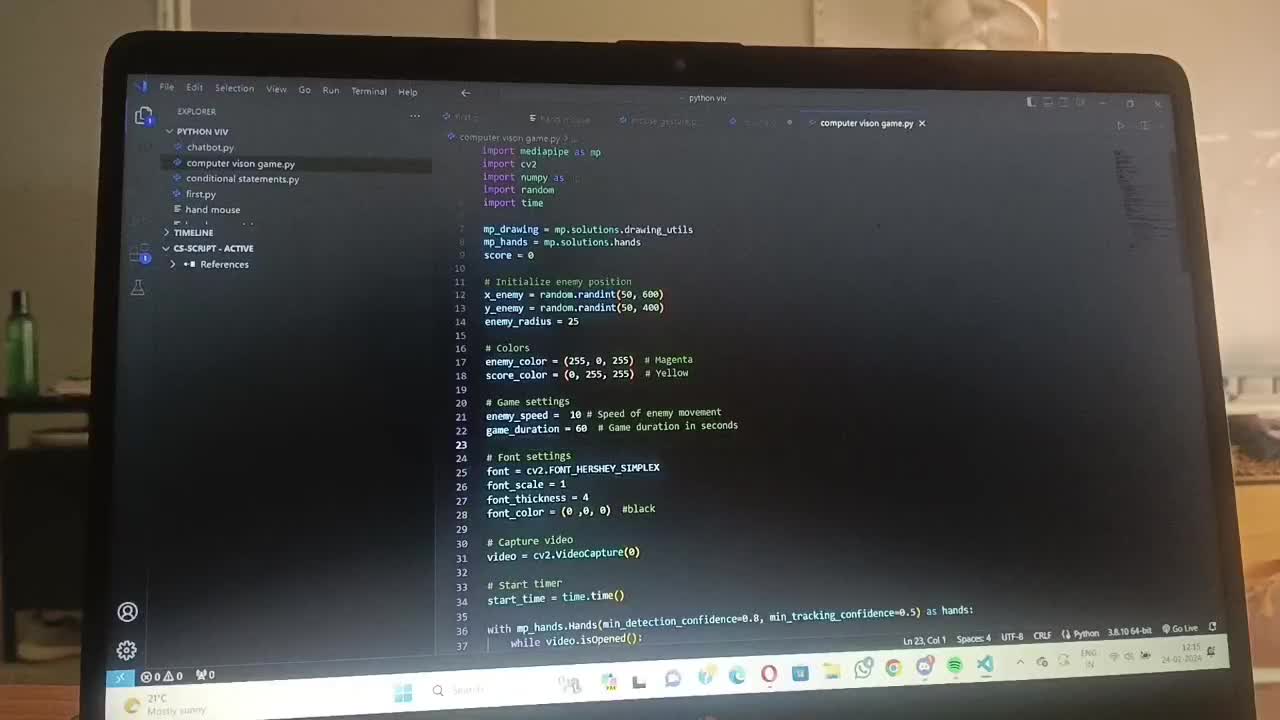 Sai Vivek Tata on LinkedIn: #python #mediapipe #opencv #handtracking Sai Vivek Tata on LinkedIn: #python #mediapipe #opencv #handtracking