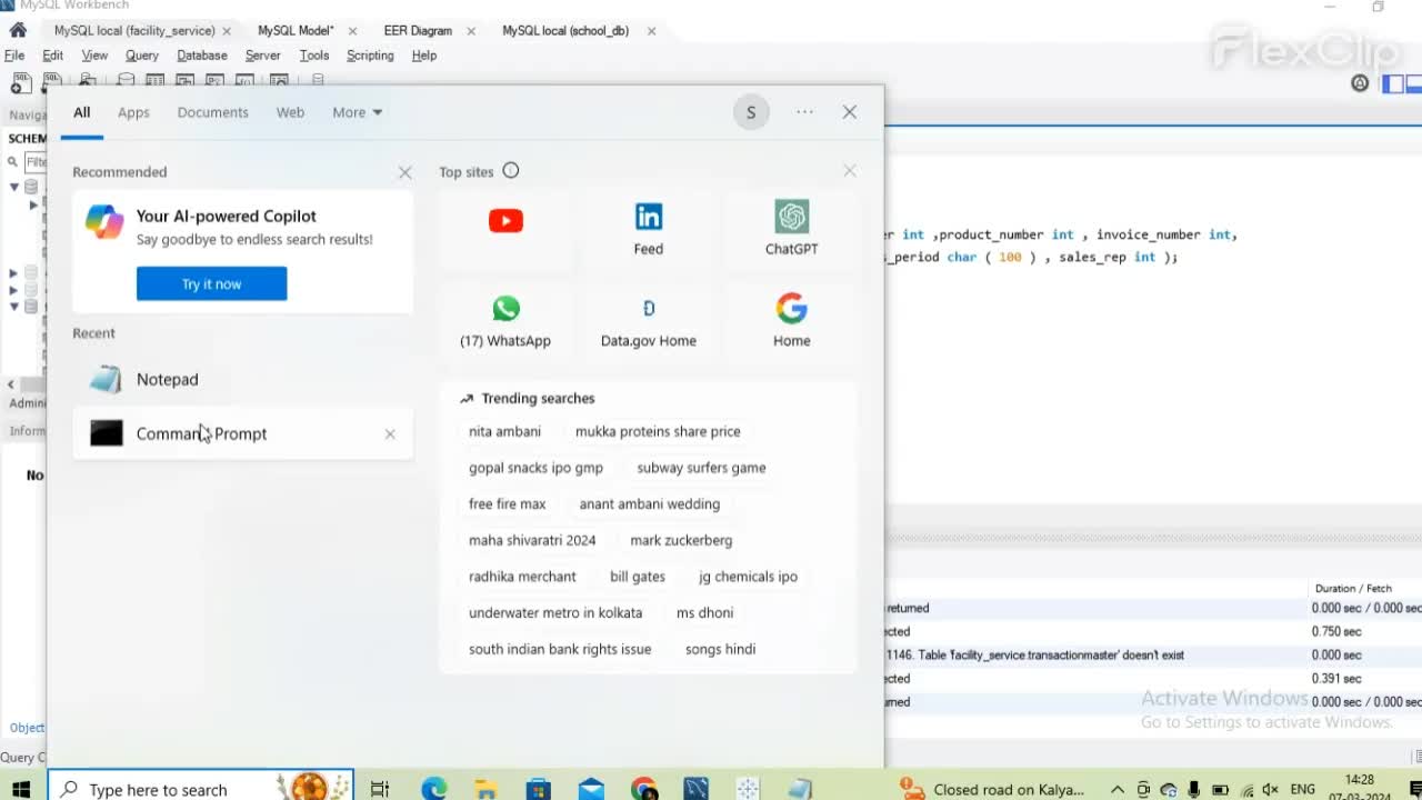 How to import large files in MYSQL Workbench | Saptati Bagal posted on ... How to import large files in MYSQL Workbench | Saptati Bagal posted on ...