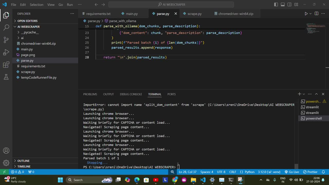 Srenitha Toparam on LinkedIn: #ai #webscraping #selenium #beautifulsoup ... Srenitha Toparam on LinkedIn: #ai #webscraping #selenium #beautifulsoup ...
