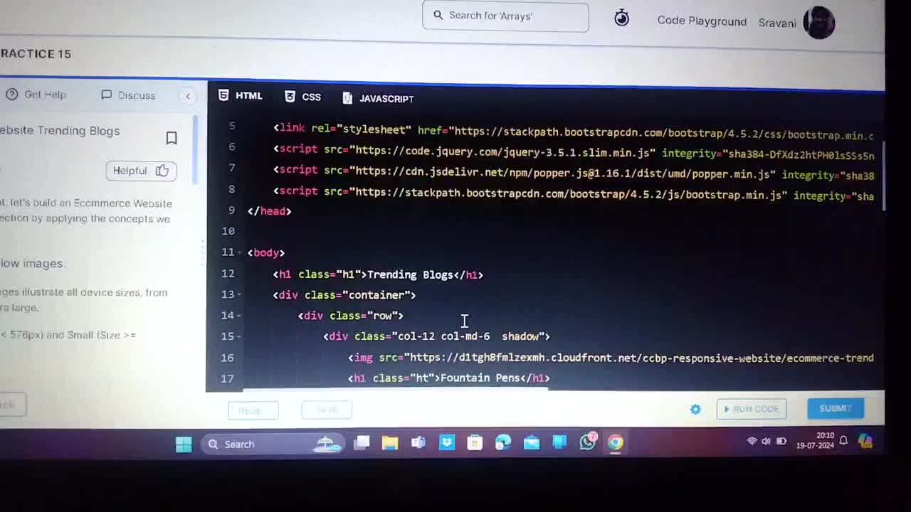 Day-12 of #30daysofcode challenge | Sravani Reddy Mukkara posted on the ... Day-12 of #30daysofcode challenge | Sravani Reddy Mukkara posted on the ...