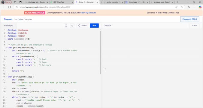 Krutika Kanade on LinkedIn: #internpe #rockpaperscissors #codingjourney Krutika Kanade on LinkedIn: #internpe #rockpaperscissors #codingjourney
