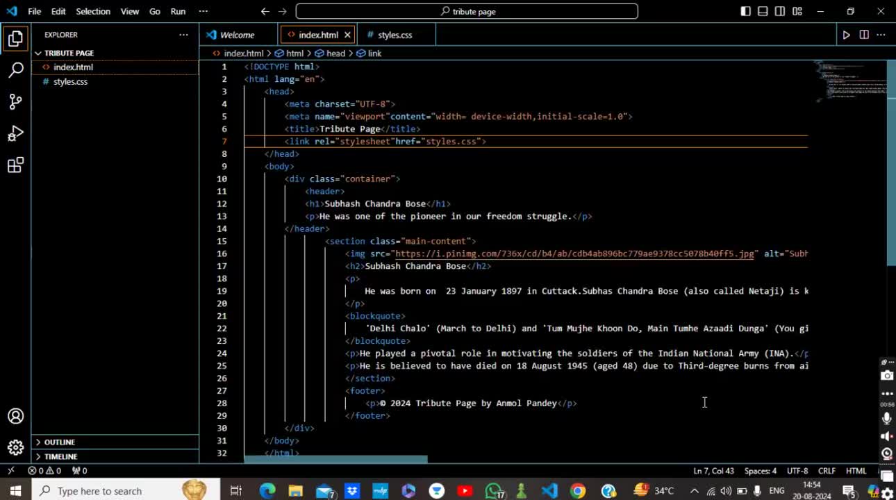 Anmol Pandey on LinkedIn: #webdevelopment #internship #codsoft # ... Anmol Pandey on LinkedIn: #webdevelopment #internship #codsoft # ...