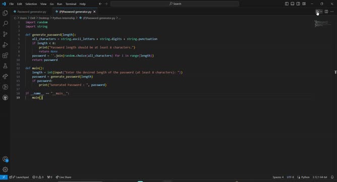 Worked on Password Generator for CodSoft | PRASHANT RAY posted on the ... Worked on Password Generator for CodSoft | PRASHANT RAY posted on the ...