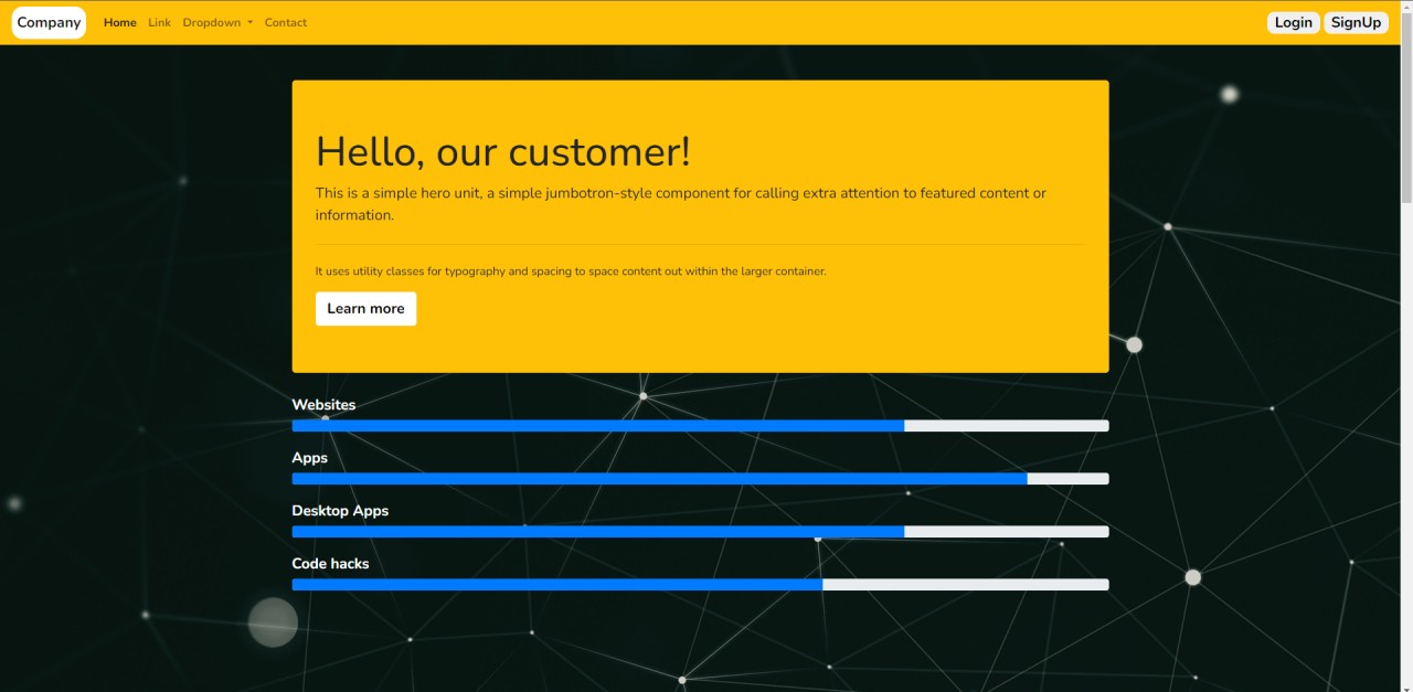 Omar Aziz on LinkedIn: #html #css #bootstrap #template #webdevelopment Omar Aziz on LinkedIn: #html #css #bootstrap #template #webdevelopment
