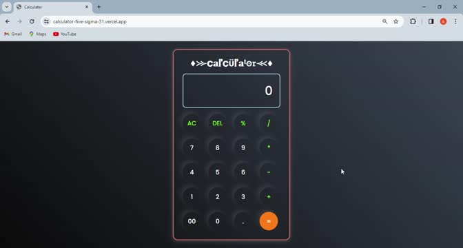 Aagman Nag on LinkedIn: #webdev #javascript #htmlcss #calculator Aagman Nag on LinkedIn: #webdev #javascript #htmlcss #calculator