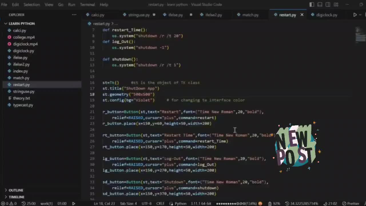 GANESH SATYA on LinkedIn: #pythonautomation #systemmastery #codecontrol GANESH SATYA on LinkedIn: #pythonautomation #systemmastery #codecontrol