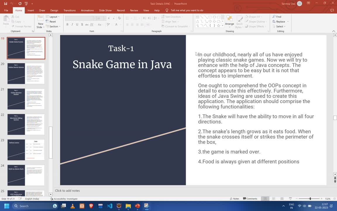 Tanmoy Das on LinkedIn: #project #intern #java #syncinterns Tanmoy Das on LinkedIn: #project #intern #java #syncinterns