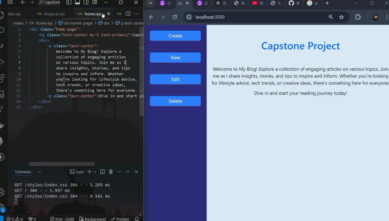 Sooraj K V on LinkedIn: #capstoneproject #nodejs #express #ejs # ... Sooraj K V on LinkedIn: #capstoneproject #nodejs #express #ejs # ...