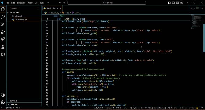 Rahul Shukla on LinkedIn: #python #todolist #project #codsoft # ... Rahul Shukla on LinkedIn: #python #todolist #project #codsoft # ...