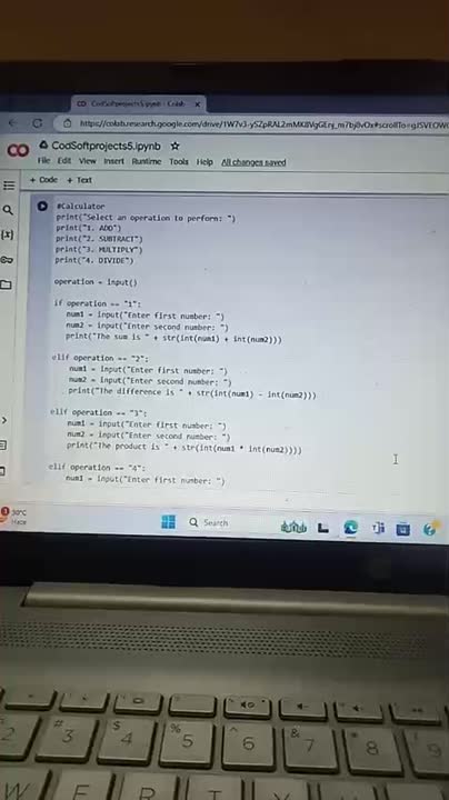 Internship at CodSoft: Developed a calculator | Yogasmita Mohapatra ... Internship at CodSoft: Developed a calculator | Yogasmita Mohapatra ...