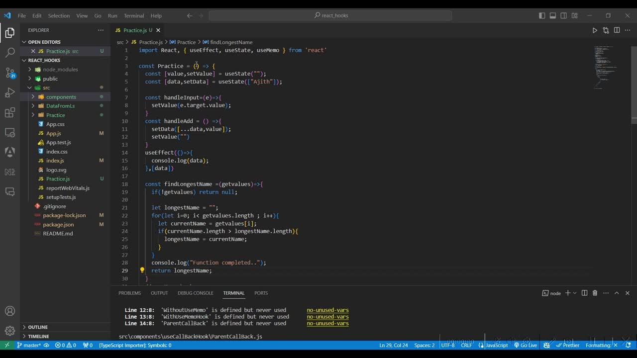 Ajith S on LinkedIn: #reactjs #hooks #frontenddevelopment #webdevelopment Ajith S on LinkedIn: #reactjs #hooks #frontenddevelopment #webdevelopment