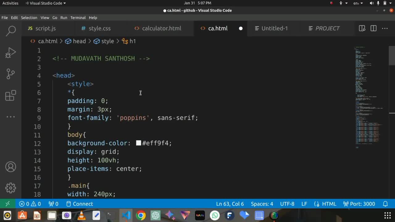 Santhosh Mudavath on LinkedIn: #css #javascript #html #oasisinfobyte # ... Santhosh Mudavath on LinkedIn: #css #javascript #html #oasisinfobyte # ...