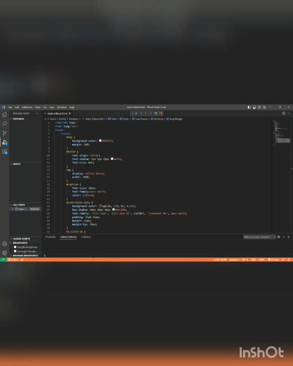 Rohan A on LinkedIn: #tas #html #css #tribute Rohan A on LinkedIn: #tas #html #css #tribute