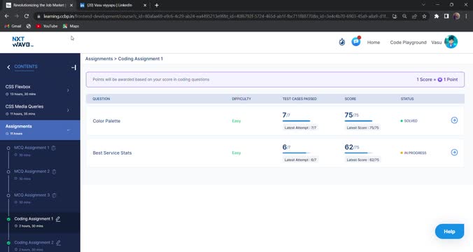 Vasu viyyapu on LinkedIn: #ccbp #nxtwave #cssflexbox # ... Vasu viyyapu on LinkedIn: #ccbp #nxtwave #cssflexbox # ...