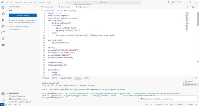 Soham Das on LinkedIn: #internship #codsoft #python #gui #codingjourney ... Soham Das on LinkedIn: #internship #codsoft #python #gui #codingjourney ...