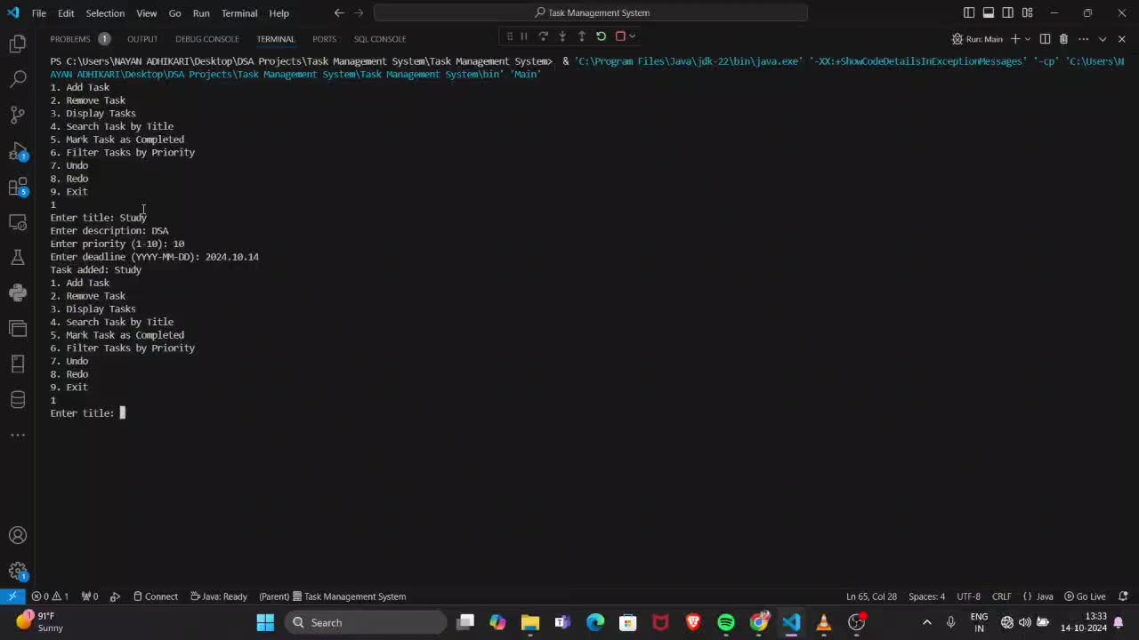 Nayan Adhikari on LinkedIn: #java #dsa #oop #taskmanagement # ... Nayan Adhikari on LinkedIn: #java #dsa #oop #taskmanagement # ...