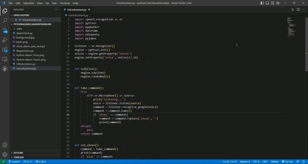 SANDEEP P. on LinkedIn: #codeclause #python #codeclause #internship # ... SANDEEP P. on LinkedIn: #codeclause #python #codeclause #internship # ...